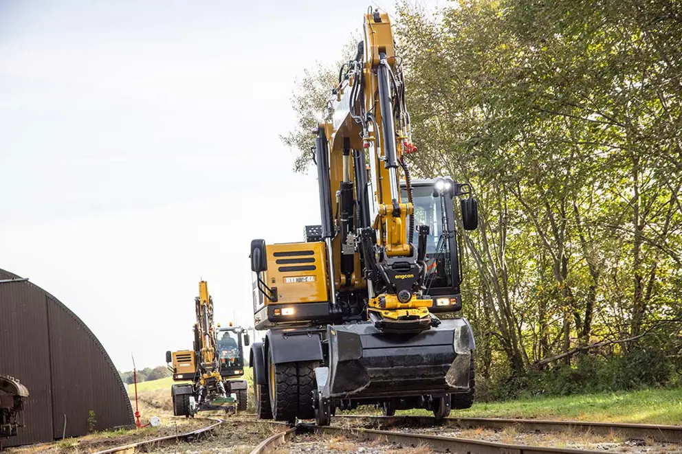MX Rail Series: Top-Tier Rail Excavator by Hydrema